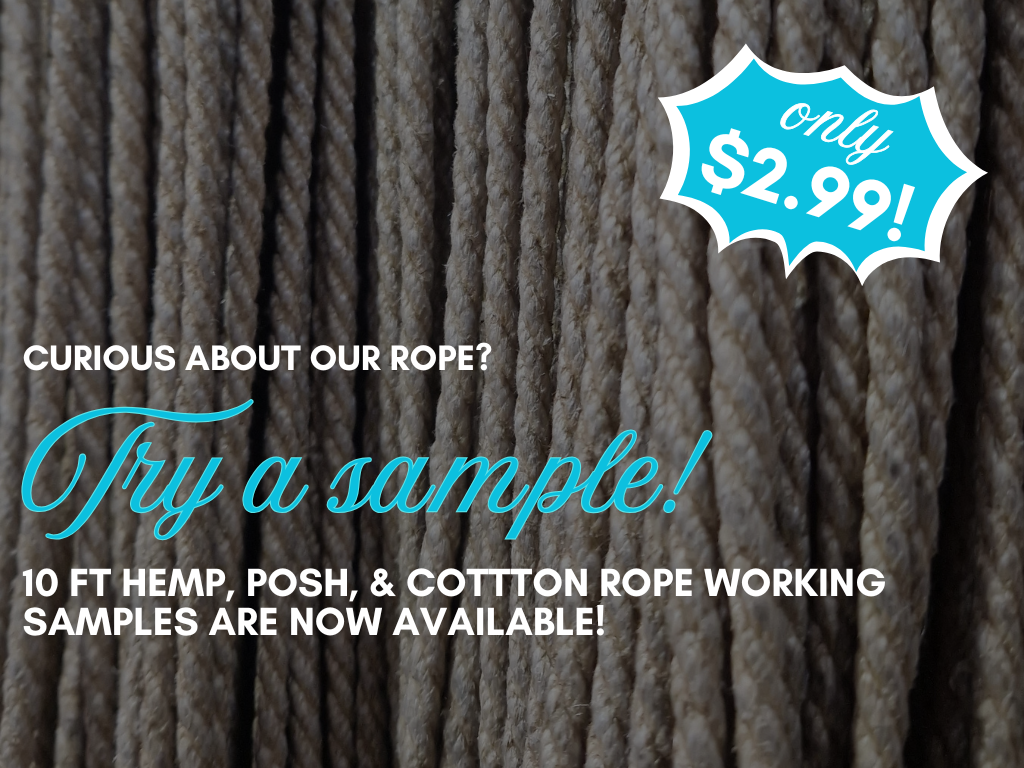 Working Samples. get your hands on the best rope made! – The Twisted Monk