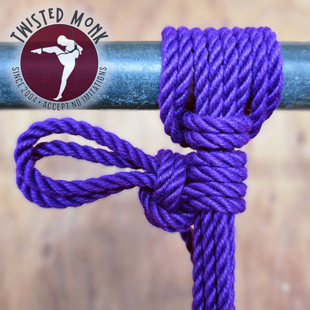 Purple Bondage Rope - Individual Spun Polyester from The Twisted Monk
