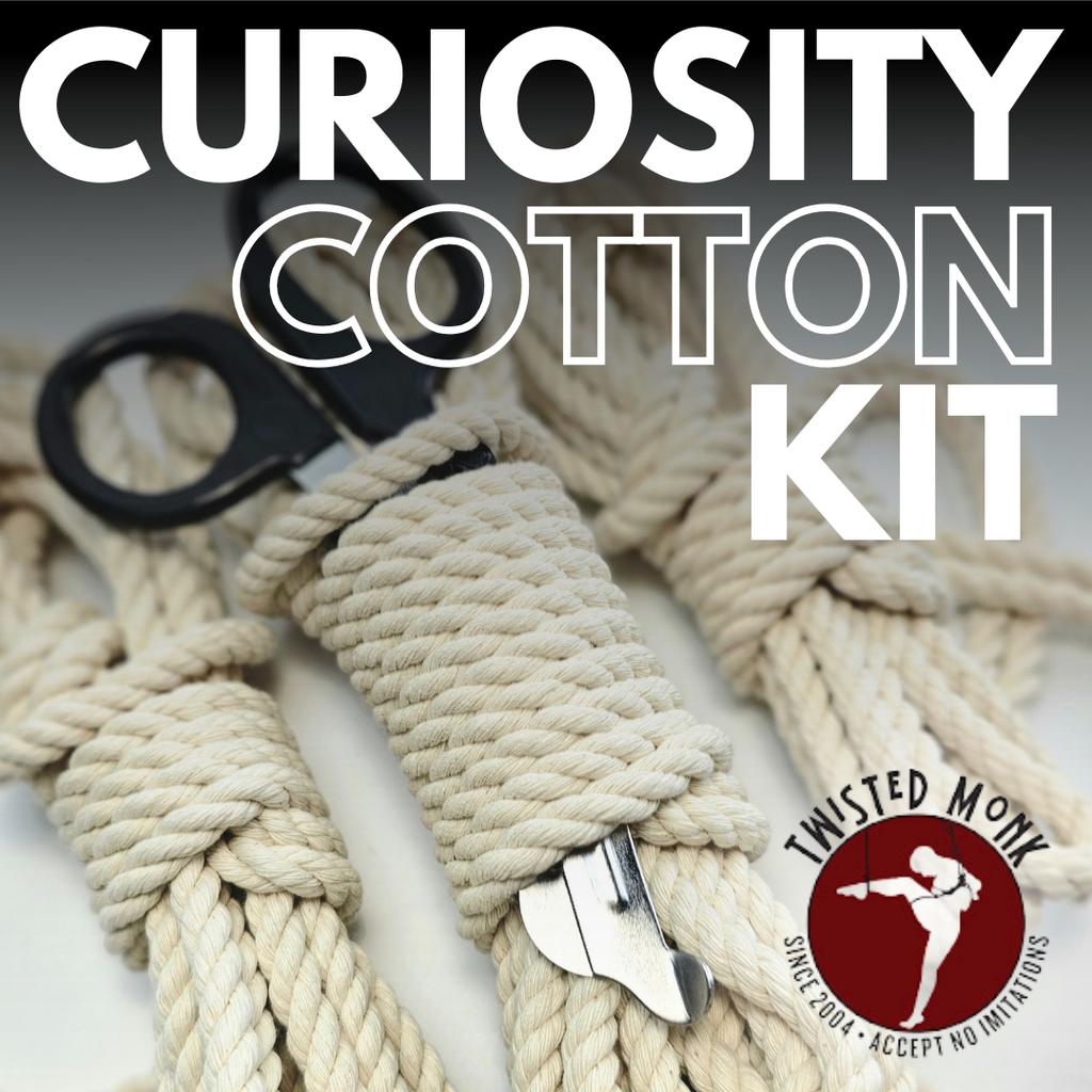 White Curiosity Cotton Rope Kit for Ethical Bondage | The Twisted Monk